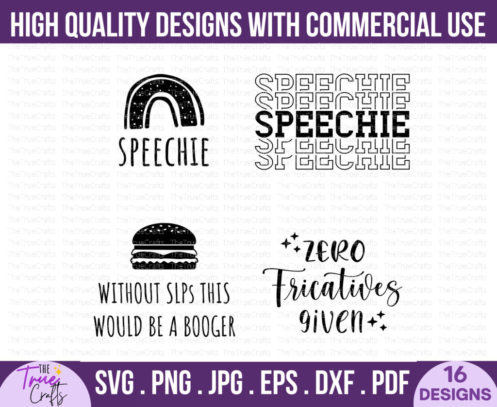 SLP Speech Language Pathology SVG Bundle – TheTrueCrafts